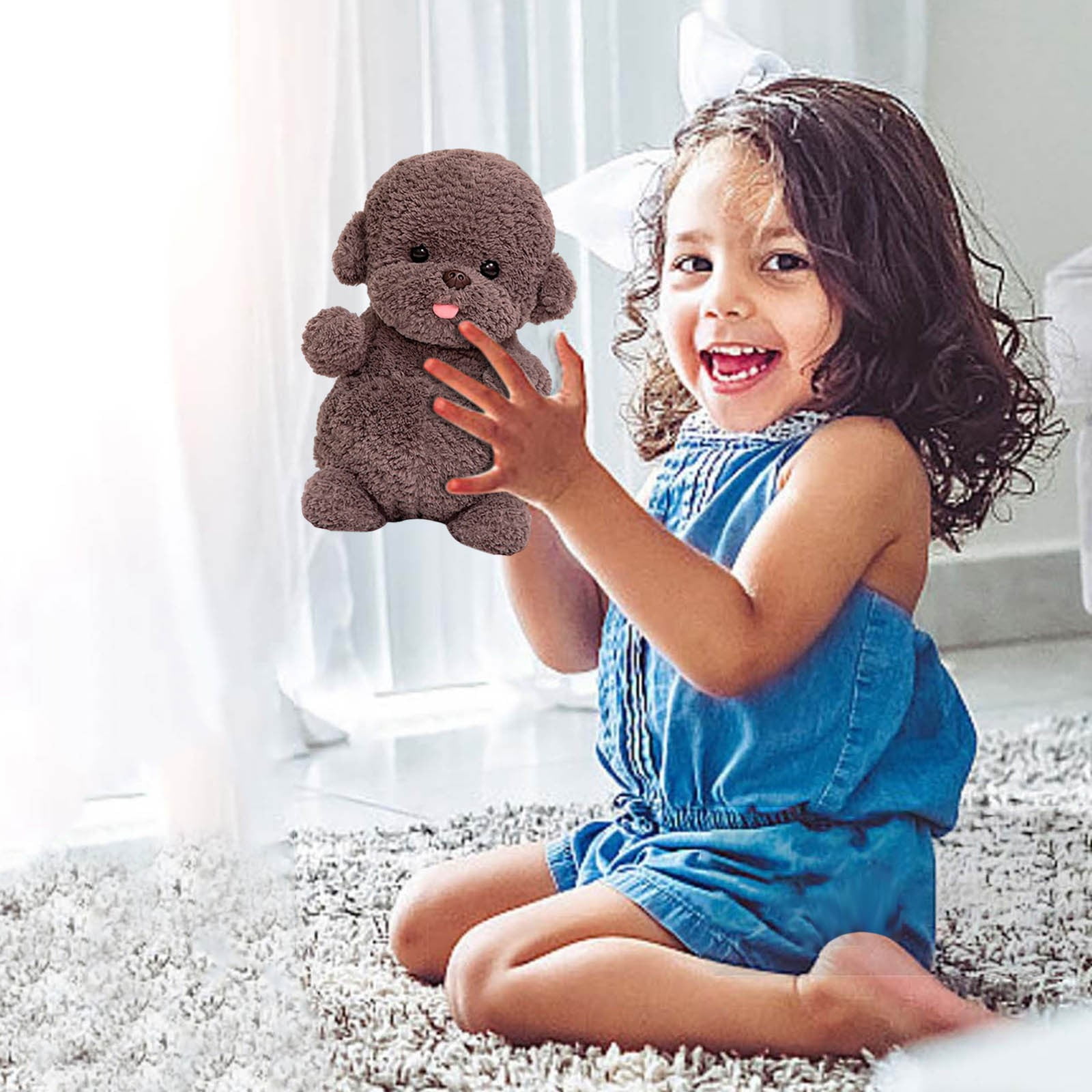 Zsyiiiiii Soft Bear Doll For Kids Sitting Pose Design 2ch Amp Paper Dolls Book Recording Amp ...