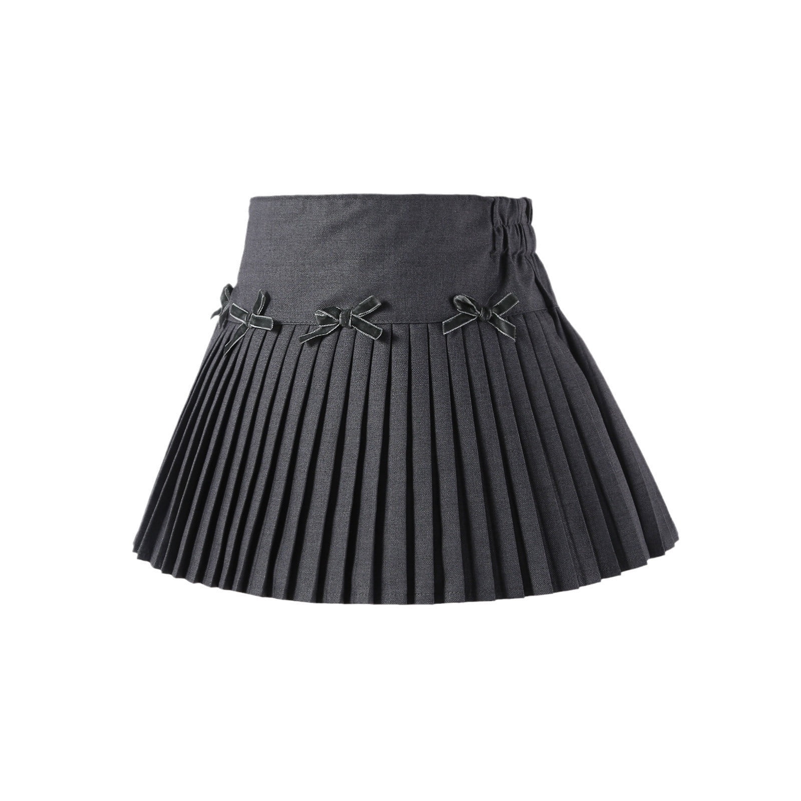 Zszcpp Baby Girl Skirts Pleat A-Line Solid Color Faddish Fitted Going ...