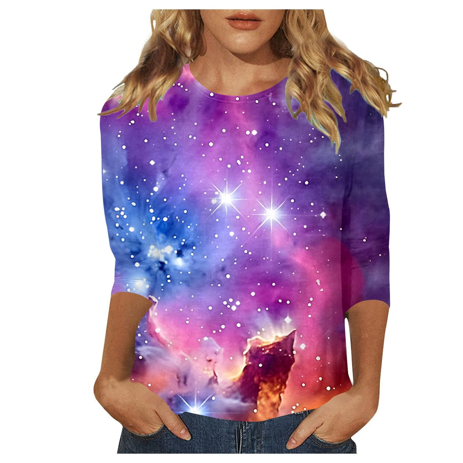 Zszcpp Going Out Tops For Women Comfort Pattern Relaxed Plus Size ...