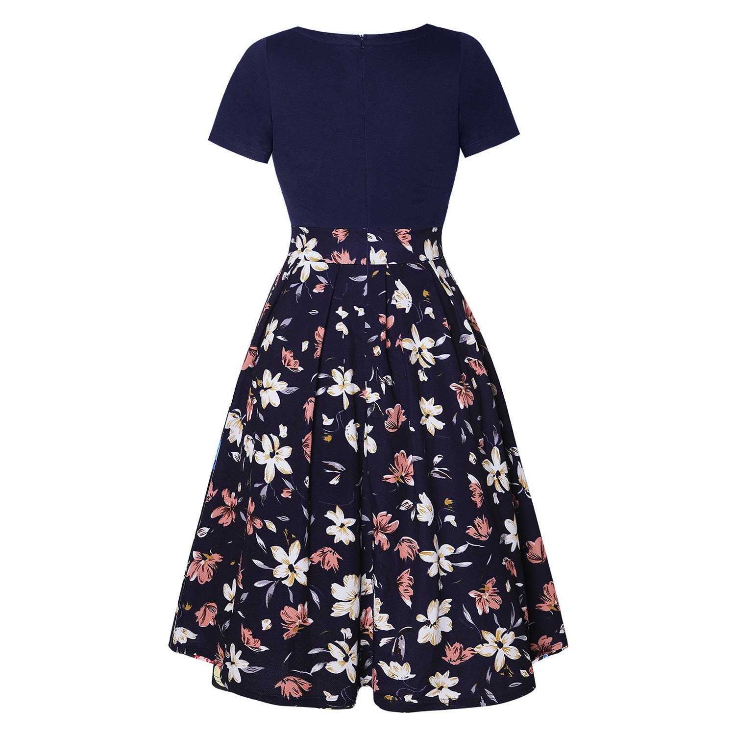 Zszcpp Vacation Dresses For Women 2025 Commuting Waist In Floral Maxi ...