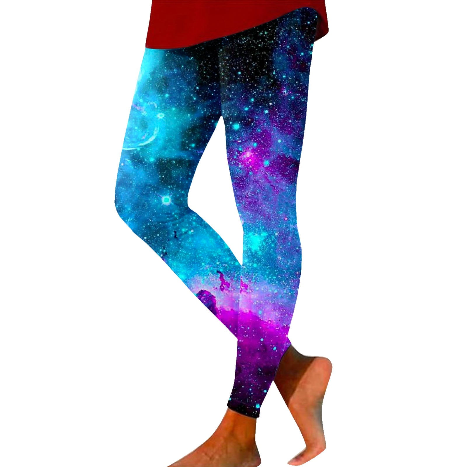 Zszcpp Women'S Leggings Leisure Long Starry Sky Bright Trendy Outdoor ...