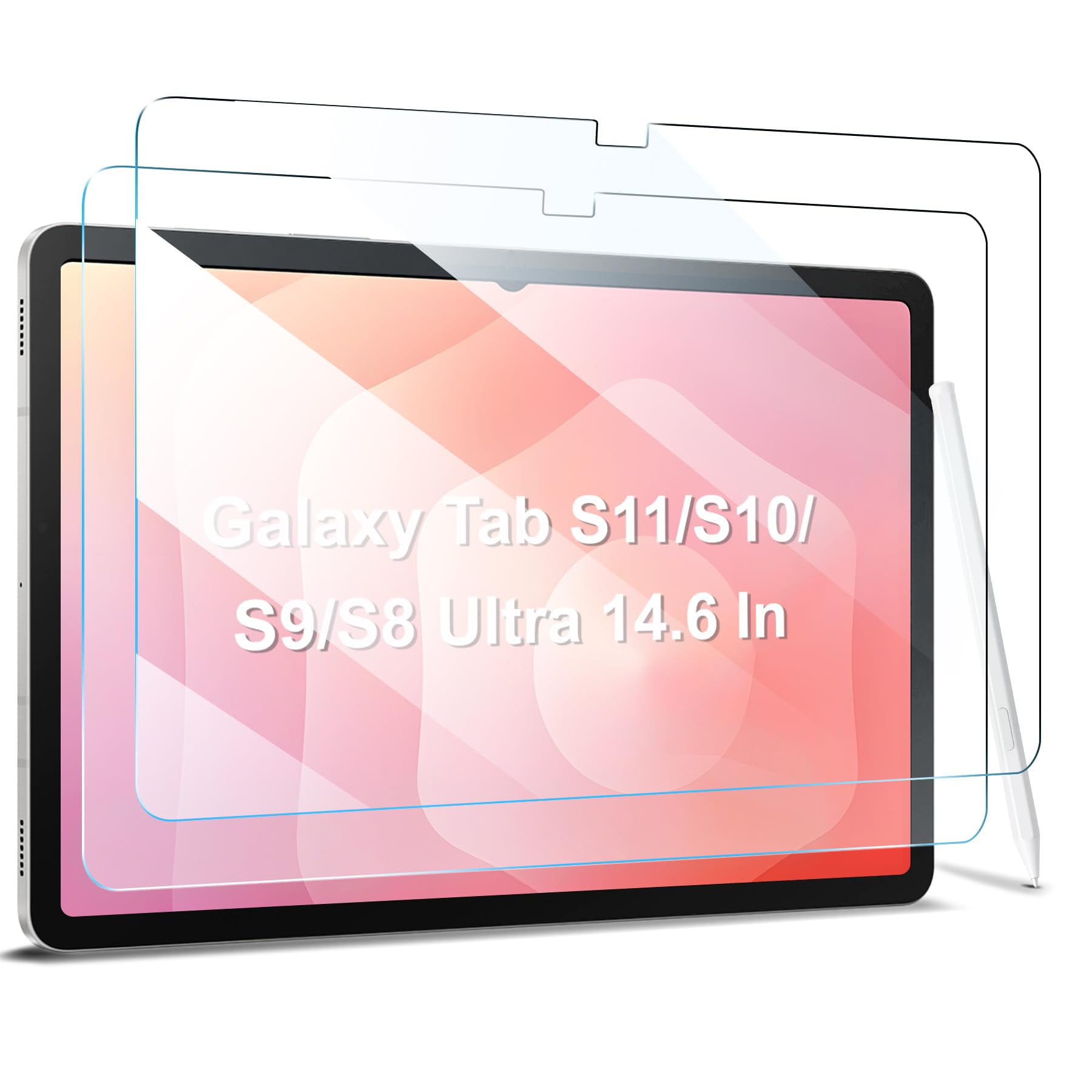 ZtotopCases 2 Pack Screen Protector for Samsung Galaxy Tab S11 Ultra ...