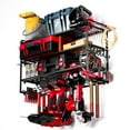 Ztysn 4 Layer Power Tool Organizer,with 7 Drill Holders,Heavy Duty Wall ...