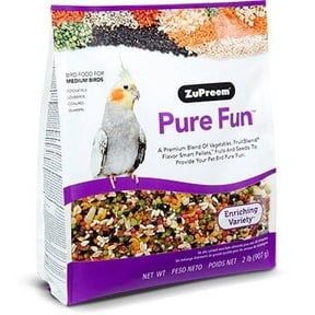 ZuPreem FruitBlend Flavor Bird Food, Natural Pellets for Medium/Large ...