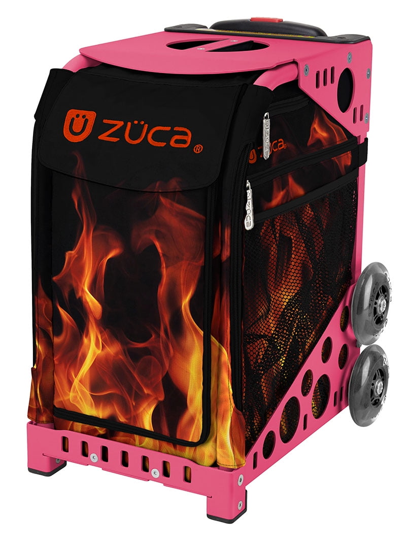 Zuca 18" Sport Bag - Blaze with 2 Small Utility Pouch (Pink Frame) - Walmart.com