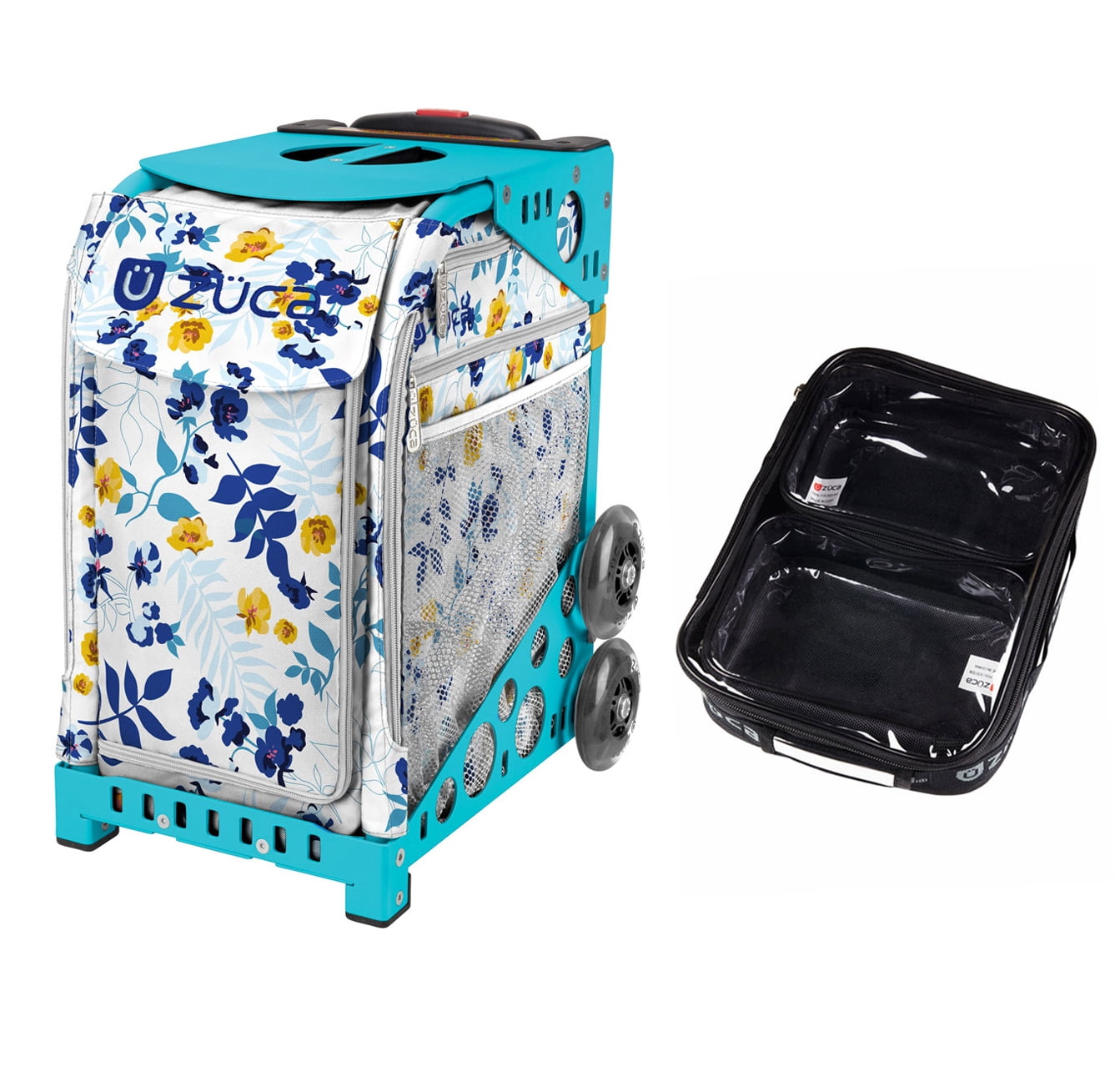 Zuca 18" Sport Bag - Boho Floral with One Large and Two Mini Utility ...
