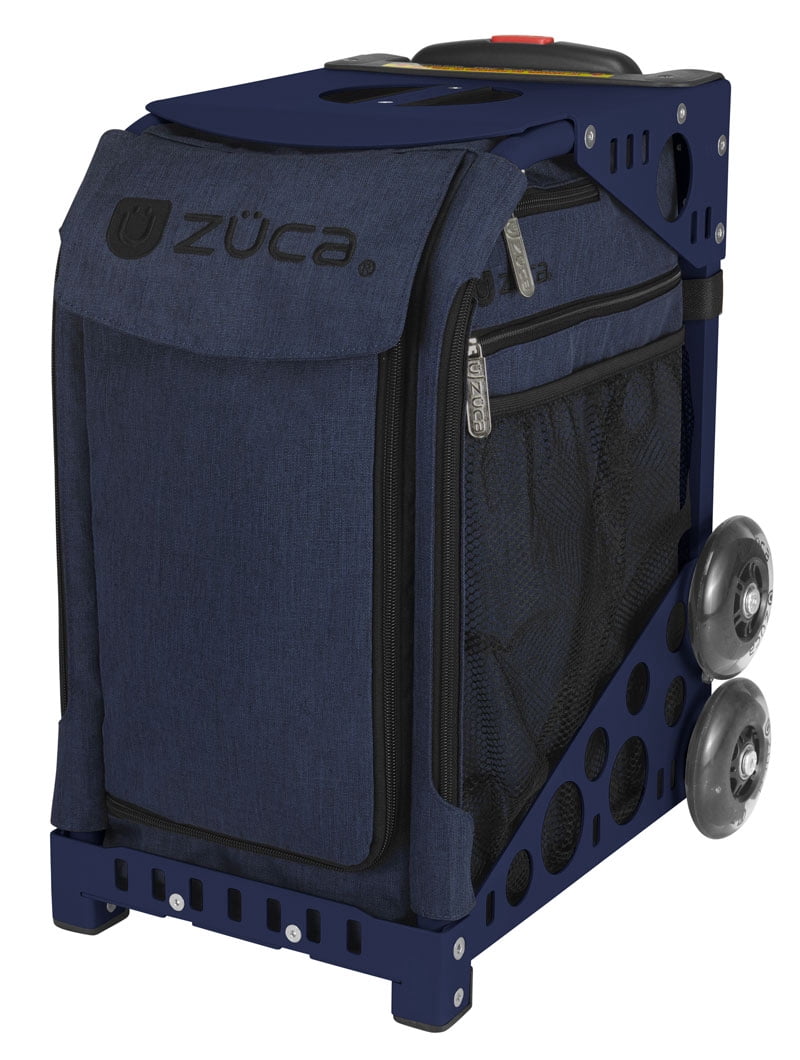Zuca 18" Sport Bag - Cobalt with Flashing Wheels (Navy Frame) - Walmart.com