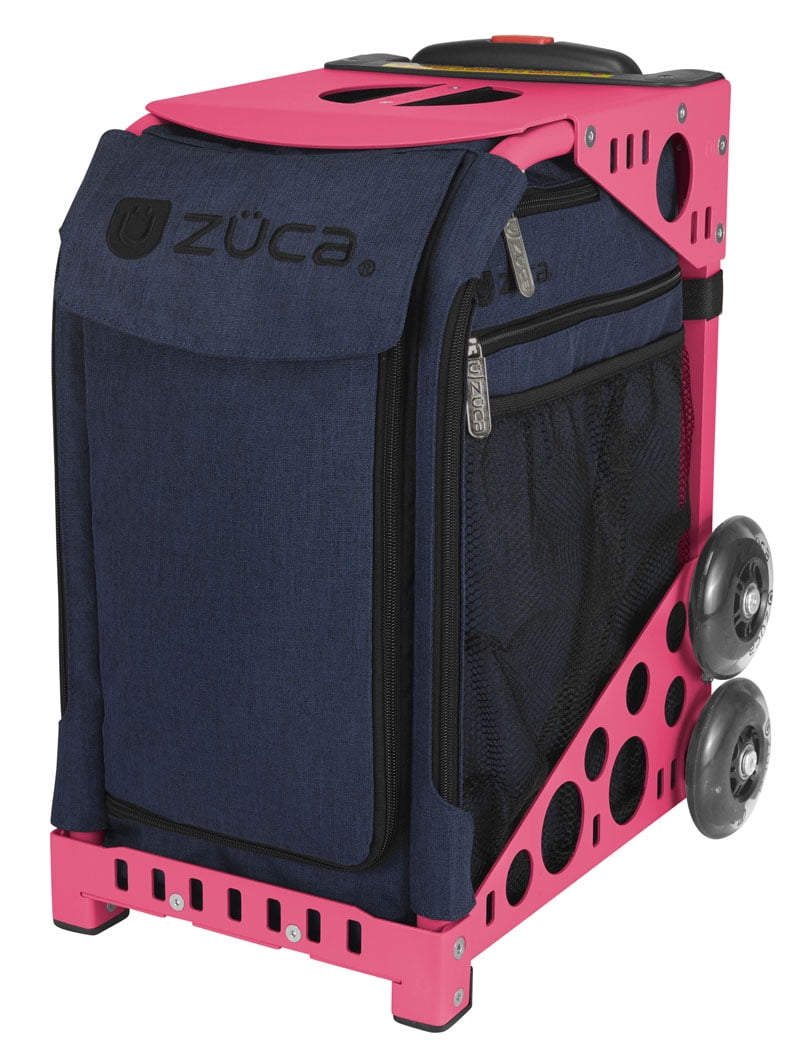 Zuca 18" Sport Bag - Cobalt with Flashing Wheels (Pink Frame) - Walmart.com