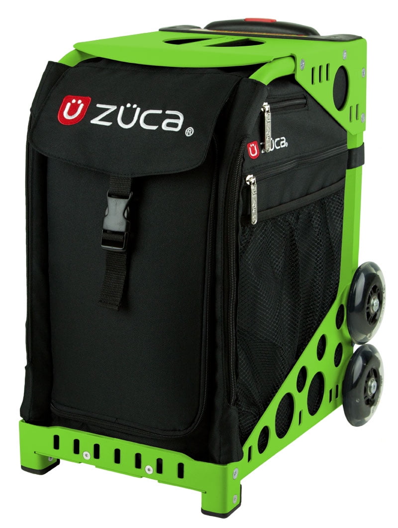Zuca Large Traveling Suitcase, 18" Sport Bag - Obsidian with Flashing ...