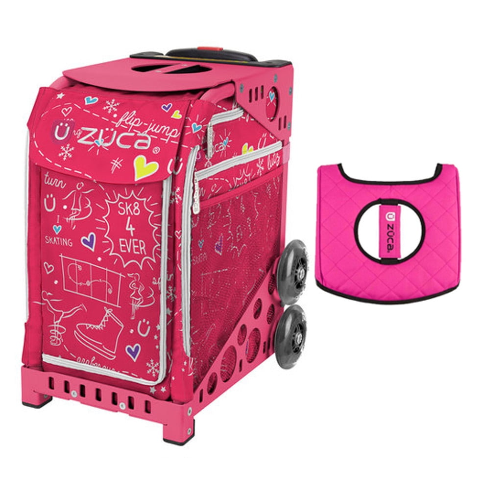 Zuca 18" Sport Bag - Pink SK8 with Black/Pink Seat Cover (Pink Frame ...