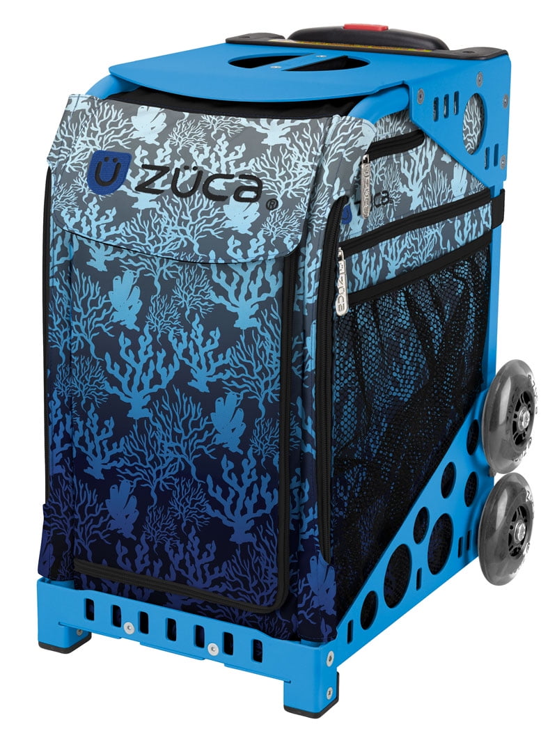 Zuca 18" Sport Bag - Reef with Flashing Wheels (Blue Frame) - Walmart.com