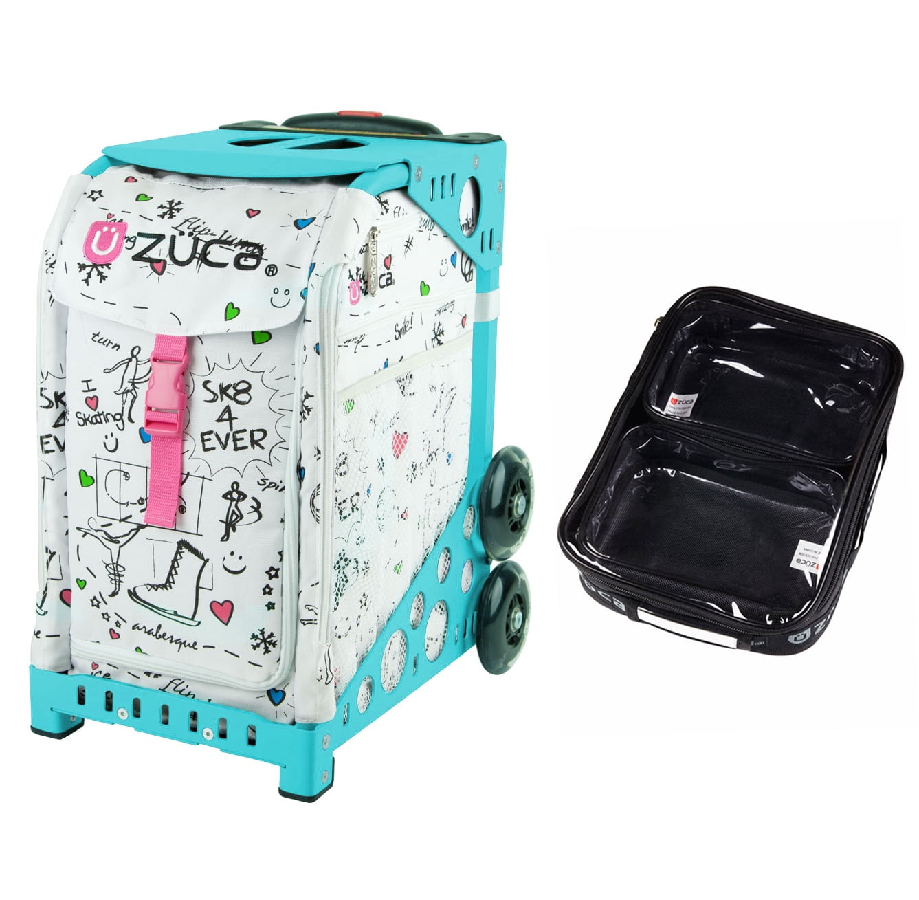 Zuca 18" Sport Bag - SK8 with 1 Large and 2 Mini Utility Pouches ...