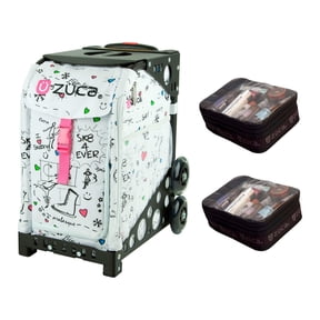 Zuca 18" Sport Bag - Pink Oasis with 2 Small Utility Pouch (Purple ...