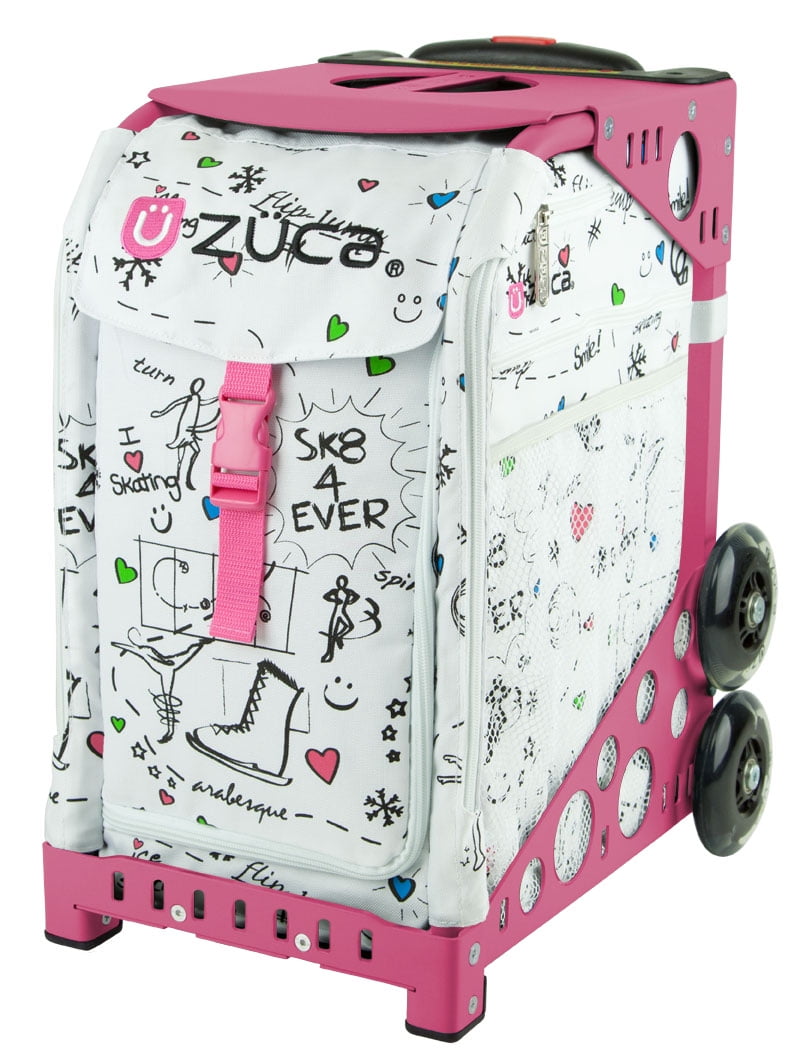 Zuca 18" Sport Bag - SK8 with Flashing Wheels (Pink Frame) - Walmart.com