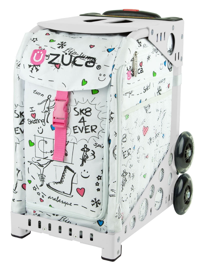 Zuca 18" Sport Bag - SK8 with Flashing Wheels (White Frame) - Walmart.com