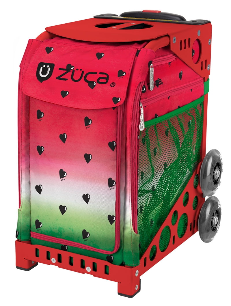 Zuca 18" Sport Watermelon Dew Bag with Flashing Wheels (Red Frame ...