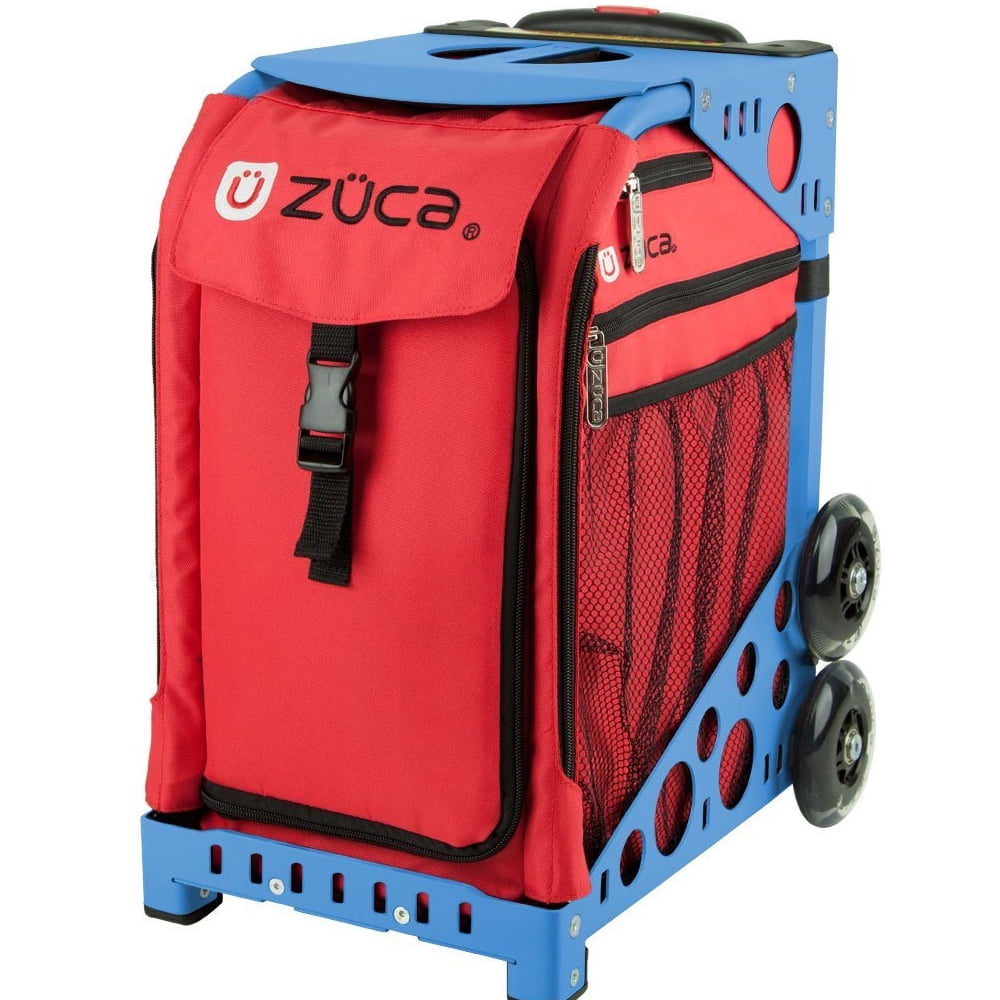 Zuca Chili Insert Bag & Blue Frame with Flashing Wheels - Walmart.com