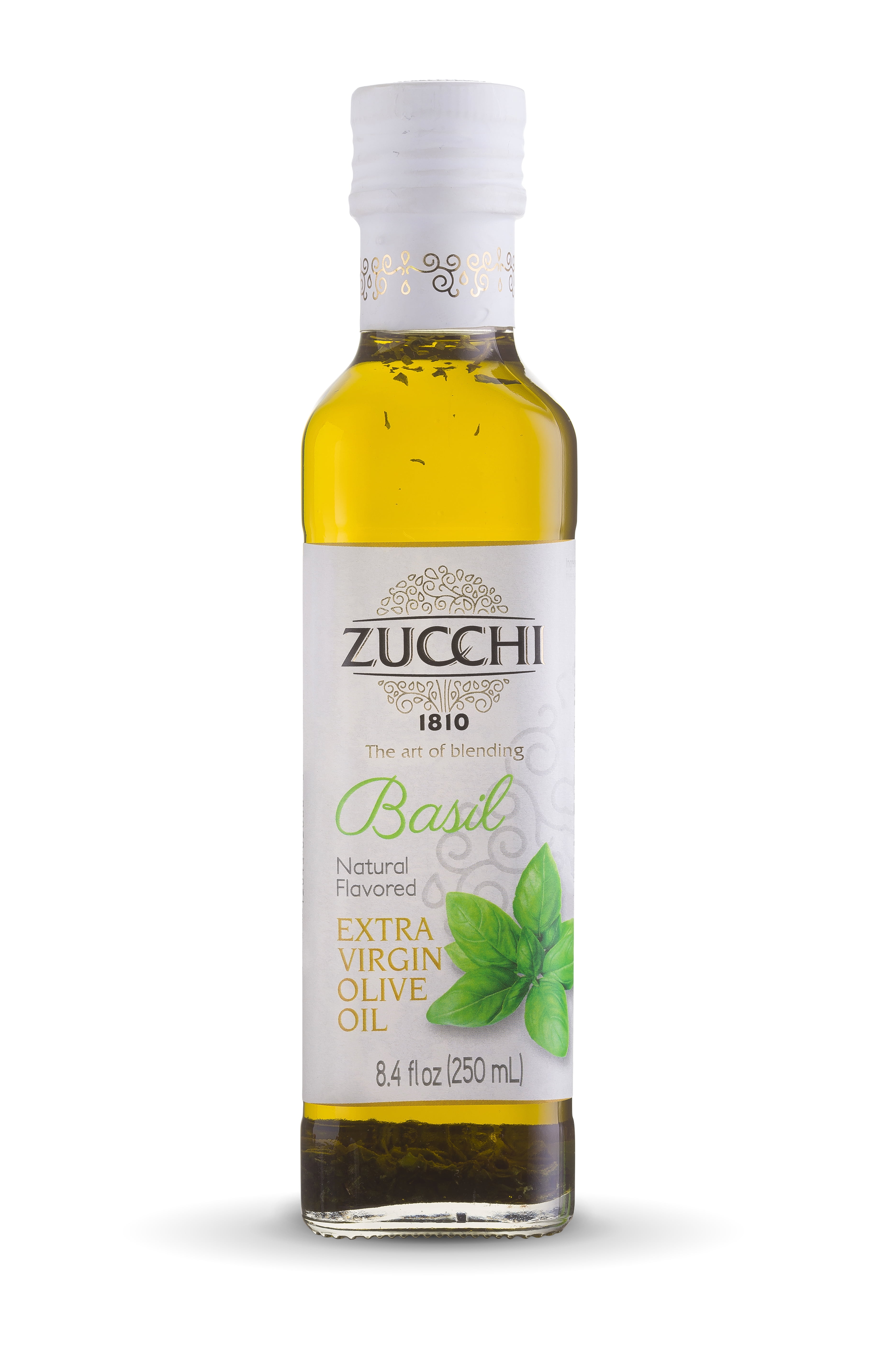Zucchi Basil Infused Extra Virgin Olive Oil, Natural Flavor, Made in ...