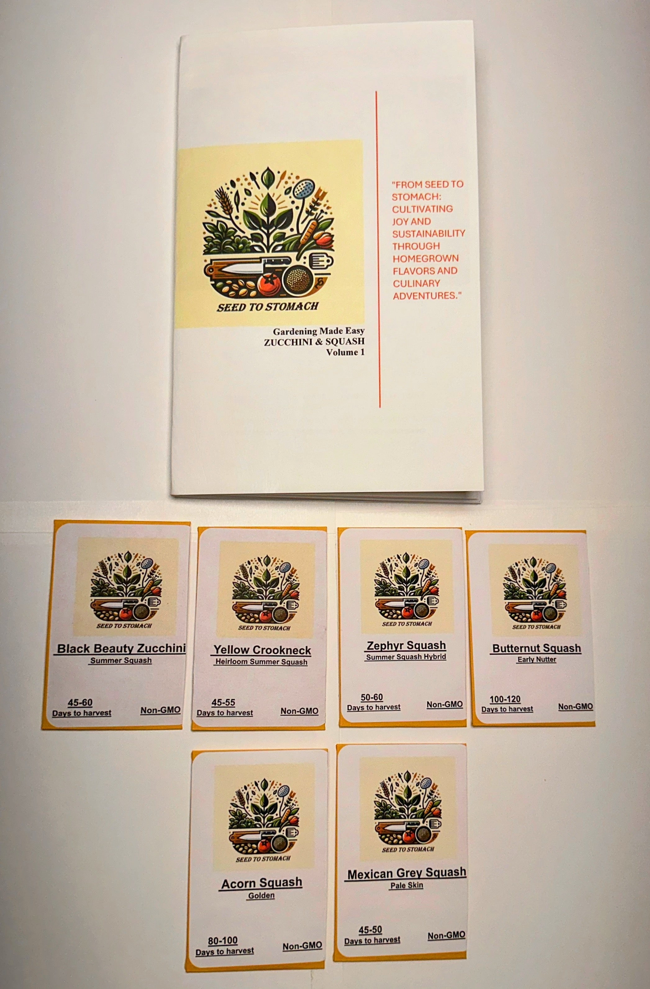 Zucchini/Squash Kit: Grow Your Own Nutritious and Delicious Squash ...