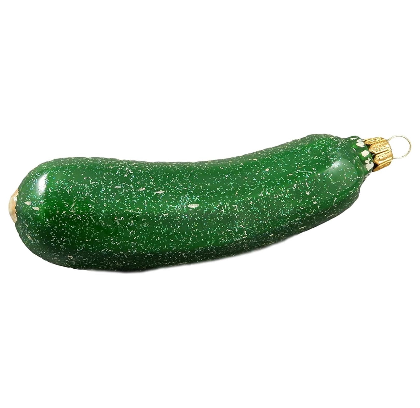 Zucchini Vegetable Food Chef Polish Glass Christmas Tree Ornament ...