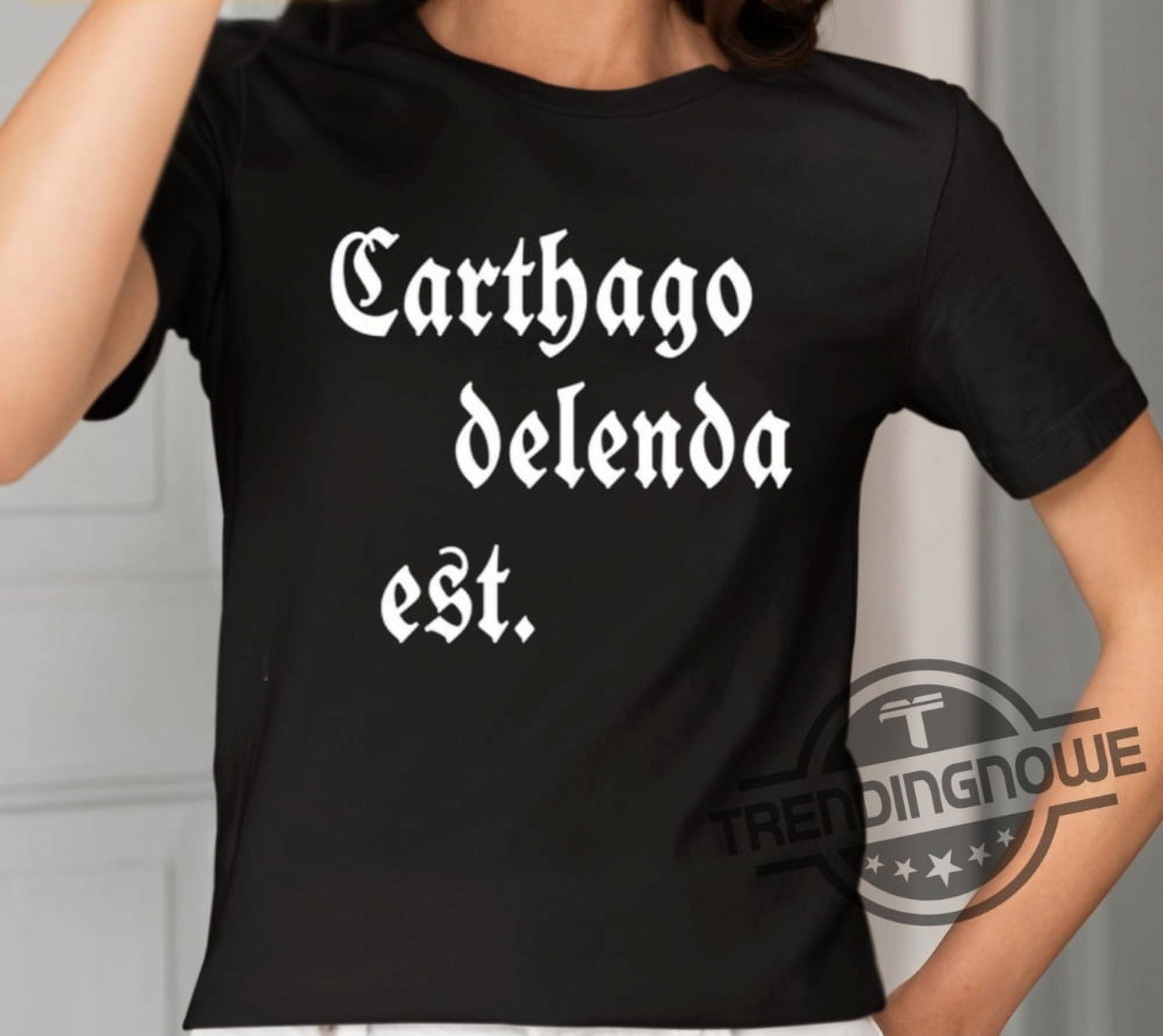 Zuck Bucks Carthago Delenda Est Shirt - Walmart.com