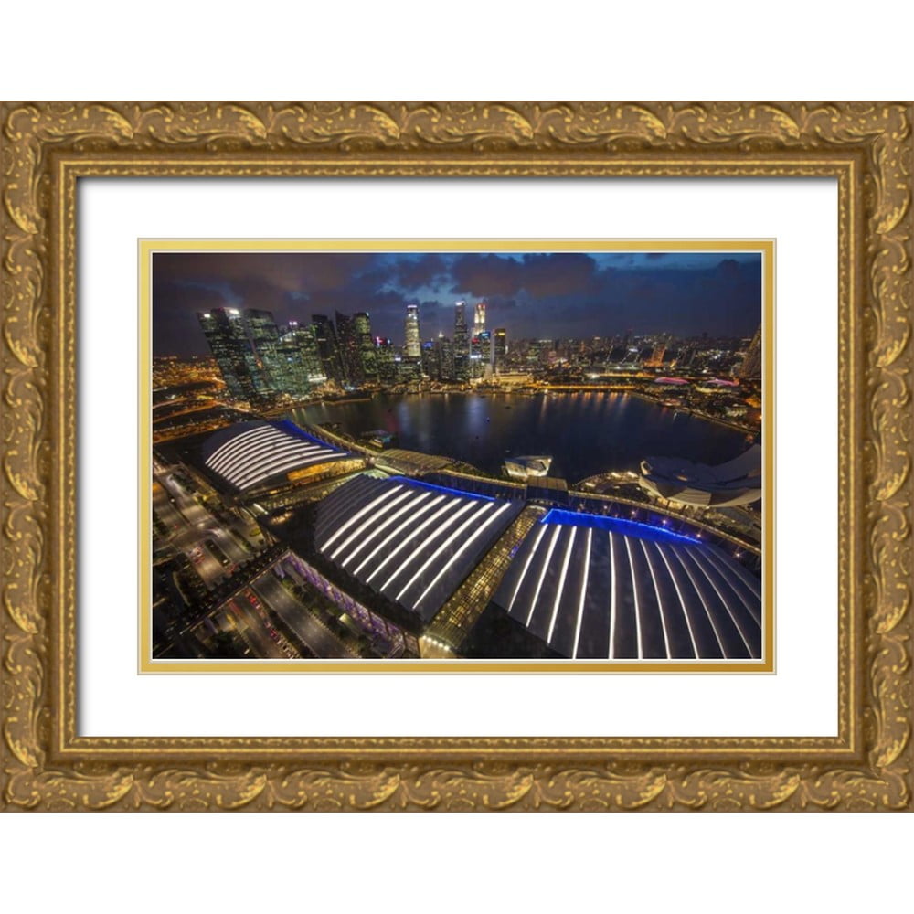 Zuckerman, Jim 32x23 Gold Ornate Wood Framed with Double Matting Museum ...