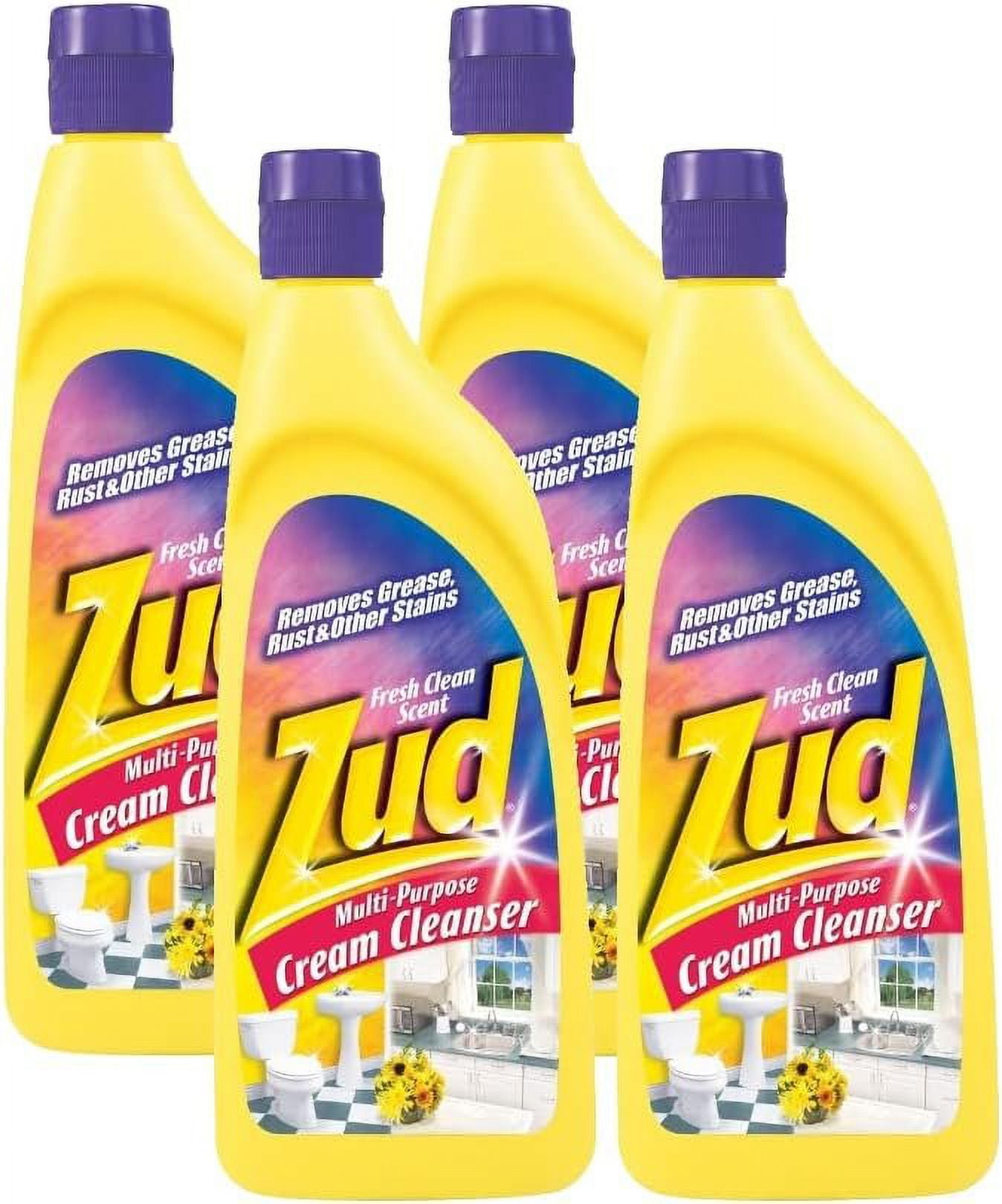 Zud Liquid Heavy Duty Cleaner - Hard Surface Cream - 4 Pack, 19 Oz ...