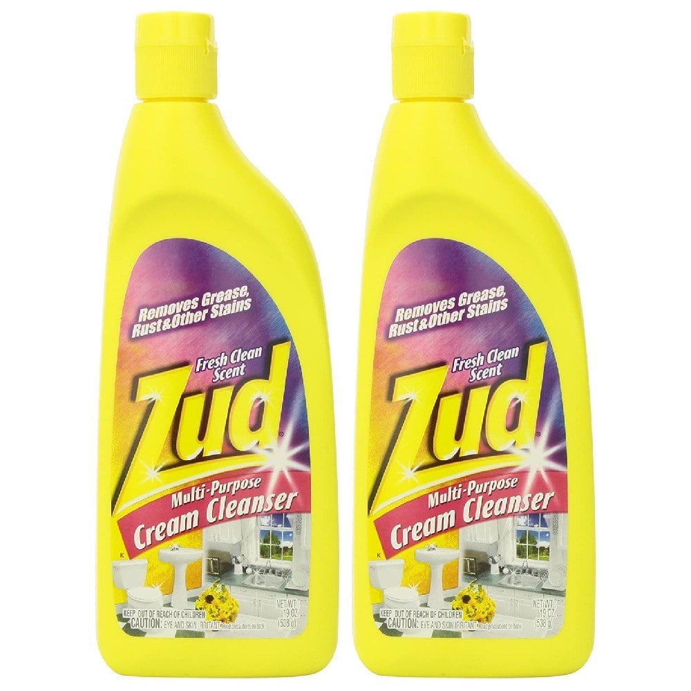 Zud Multi-Purpose Cream Cleanser, Fresh Clean Scent, Pack of 2, 19 Oz ...