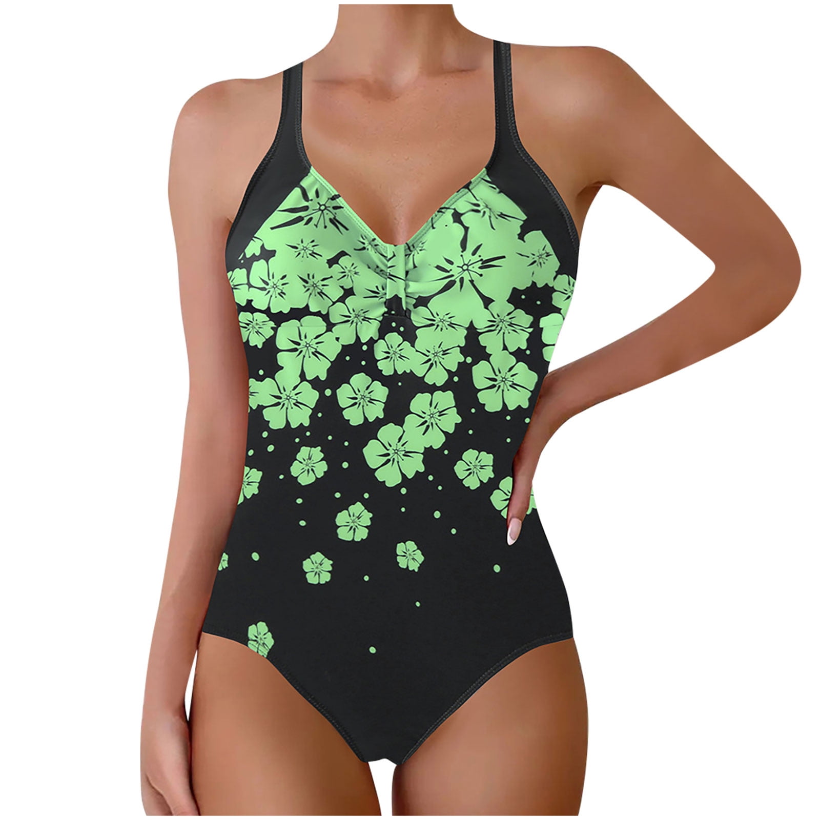 Zuesphe Swim Suits for Women 2025 One Piece Modest Bathing Suit for ...