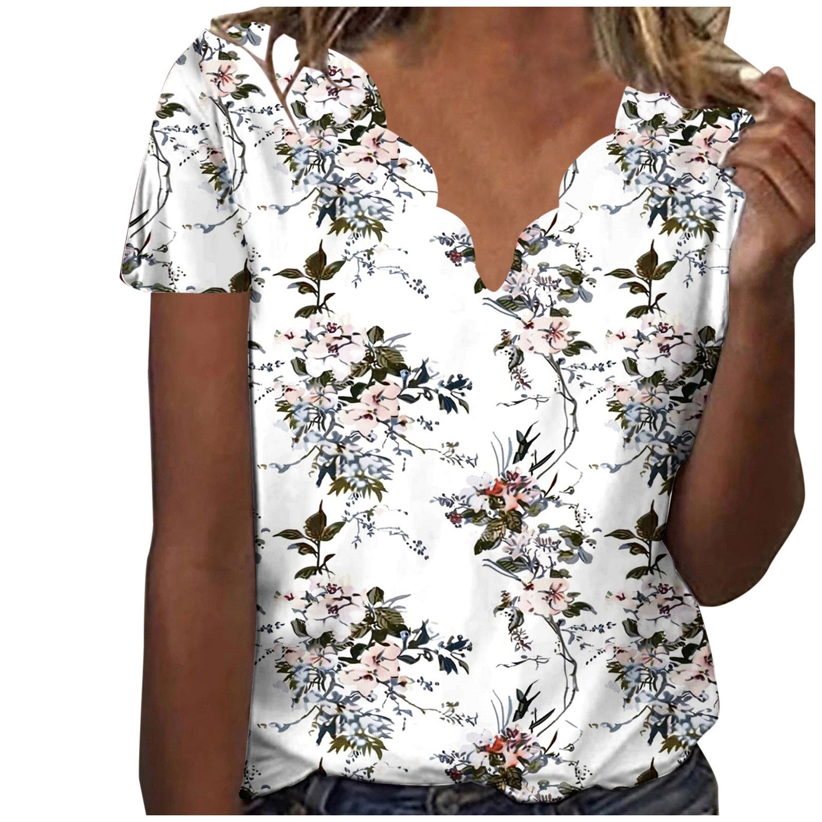 Zuesphe Womens Tank Tops Fitted Athletic Womens Shirts Dressy Casual ...