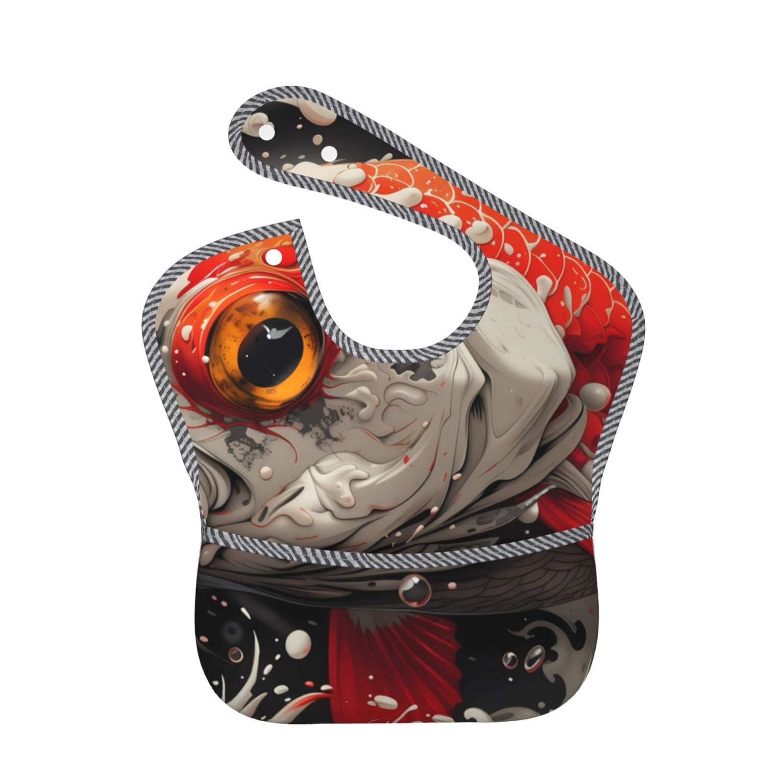 Zufioo Abstract Red Koi Fish Art Print Toddler Adjustable Waterproof ...