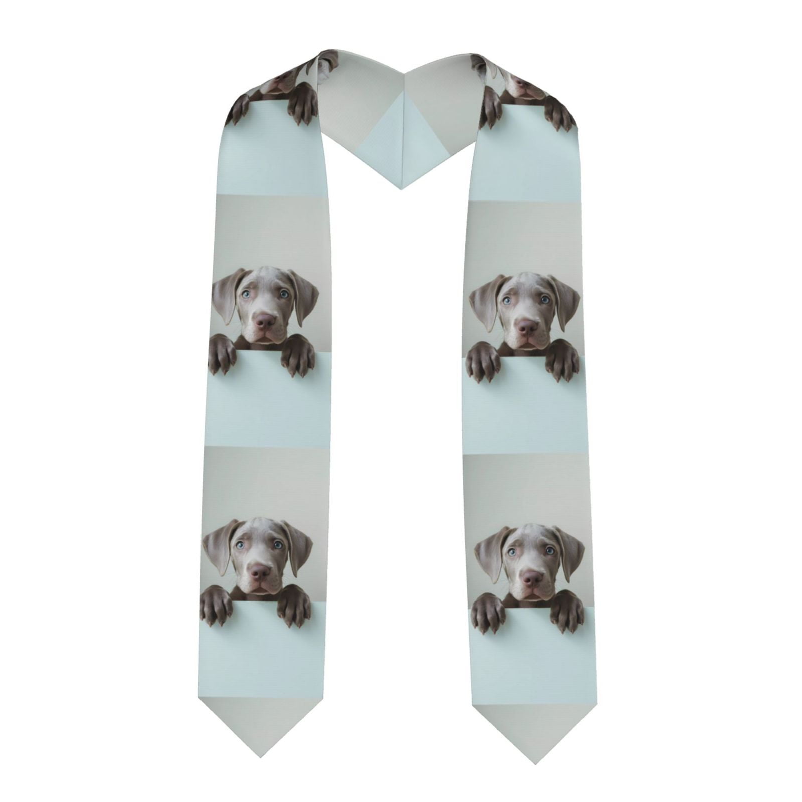 Zufioo Adorable Puppy Portrait Print Graduation Shawl Ribbon ...