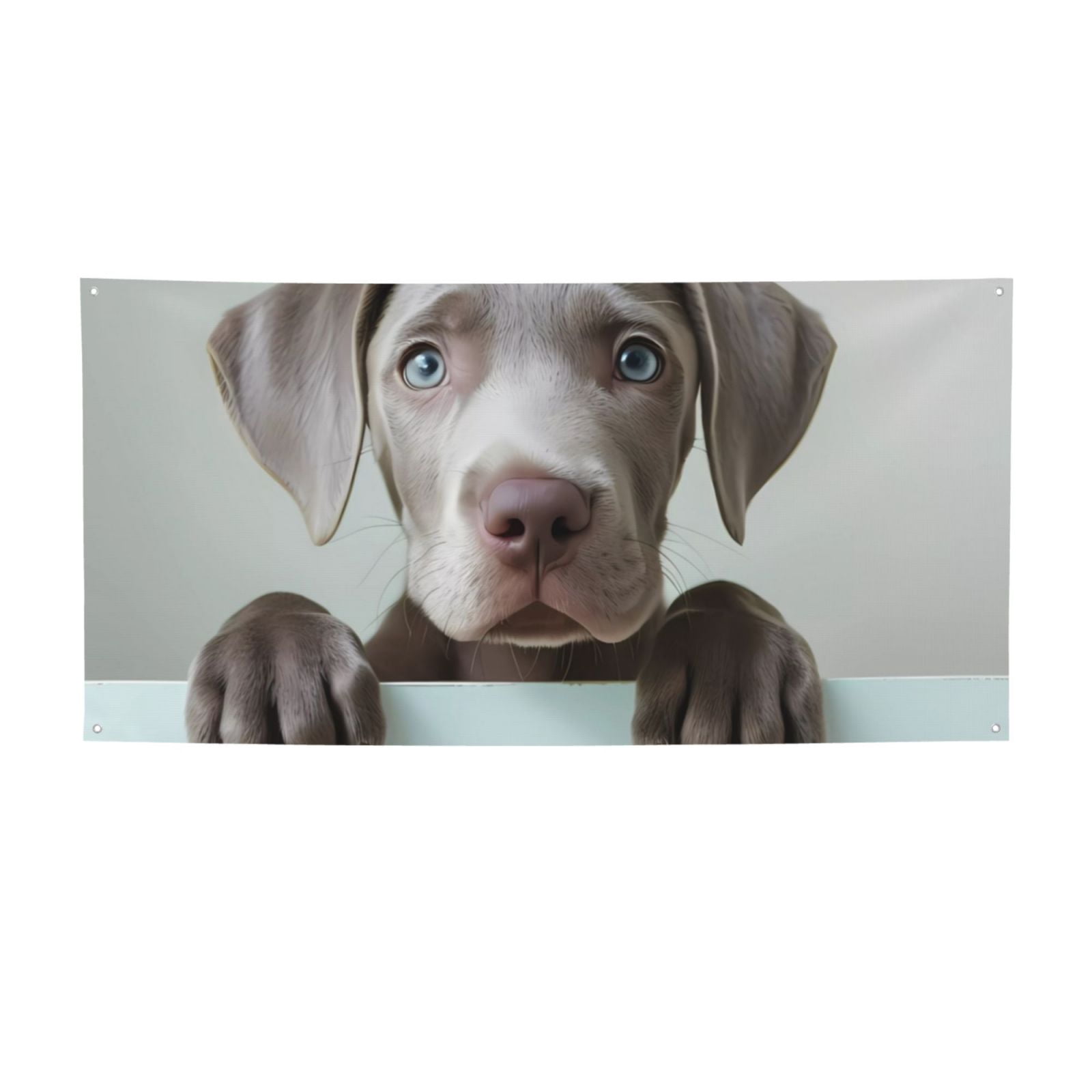 Zufioo Adorable Puppy Portrait Print Holiday Banners, Party Banners ...