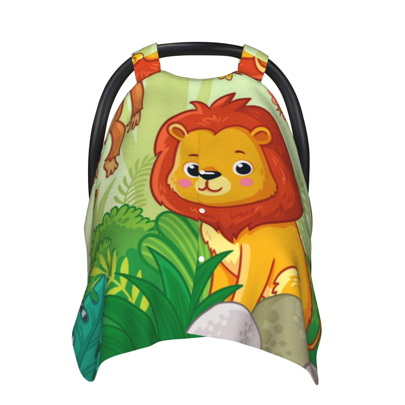 Zufioo African Animals in the Jungle Print Baby Stroller Seat Nursing ...