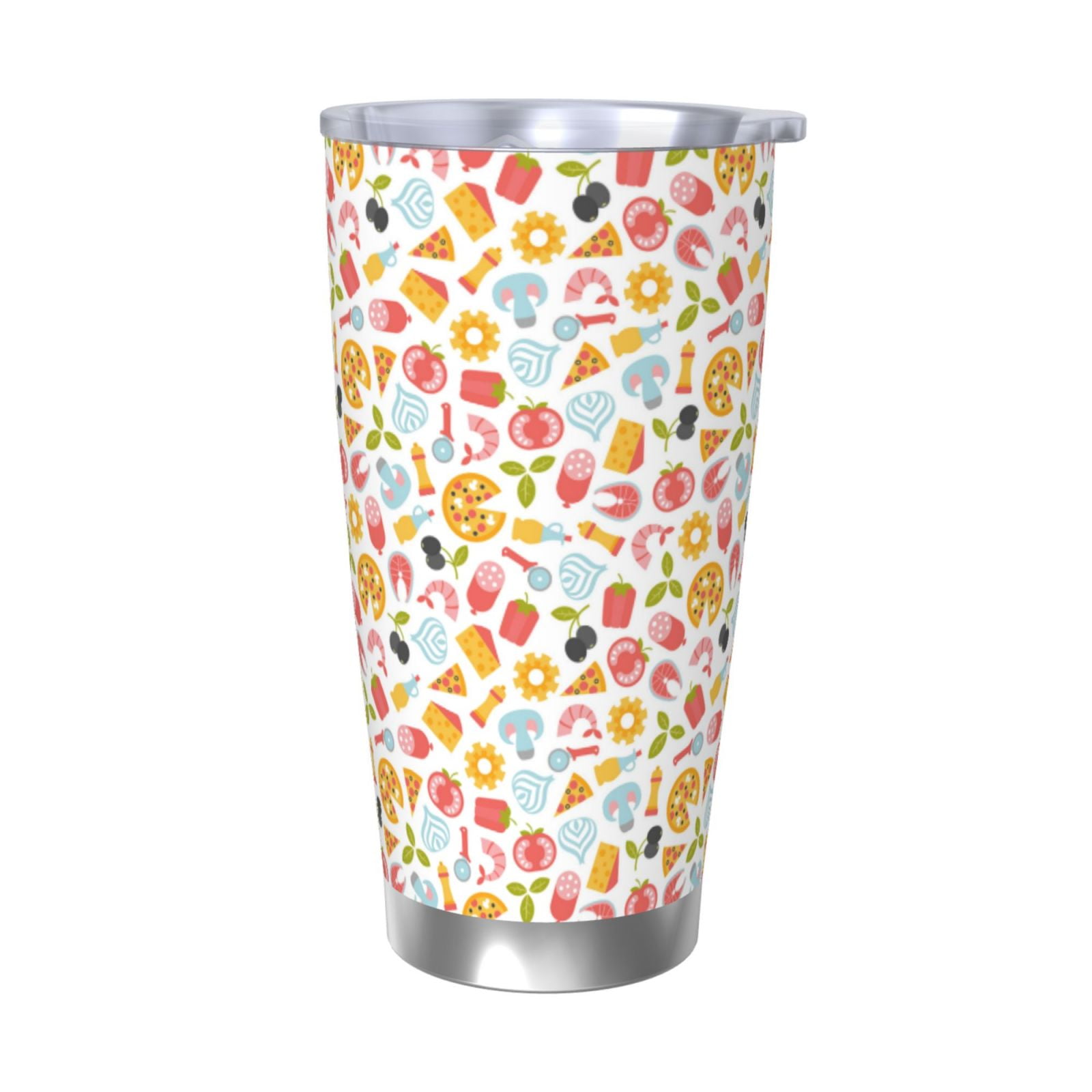 Zufioo Afternoon Tea Print 20OZ Stainless Steel Car Cup, Direct ...