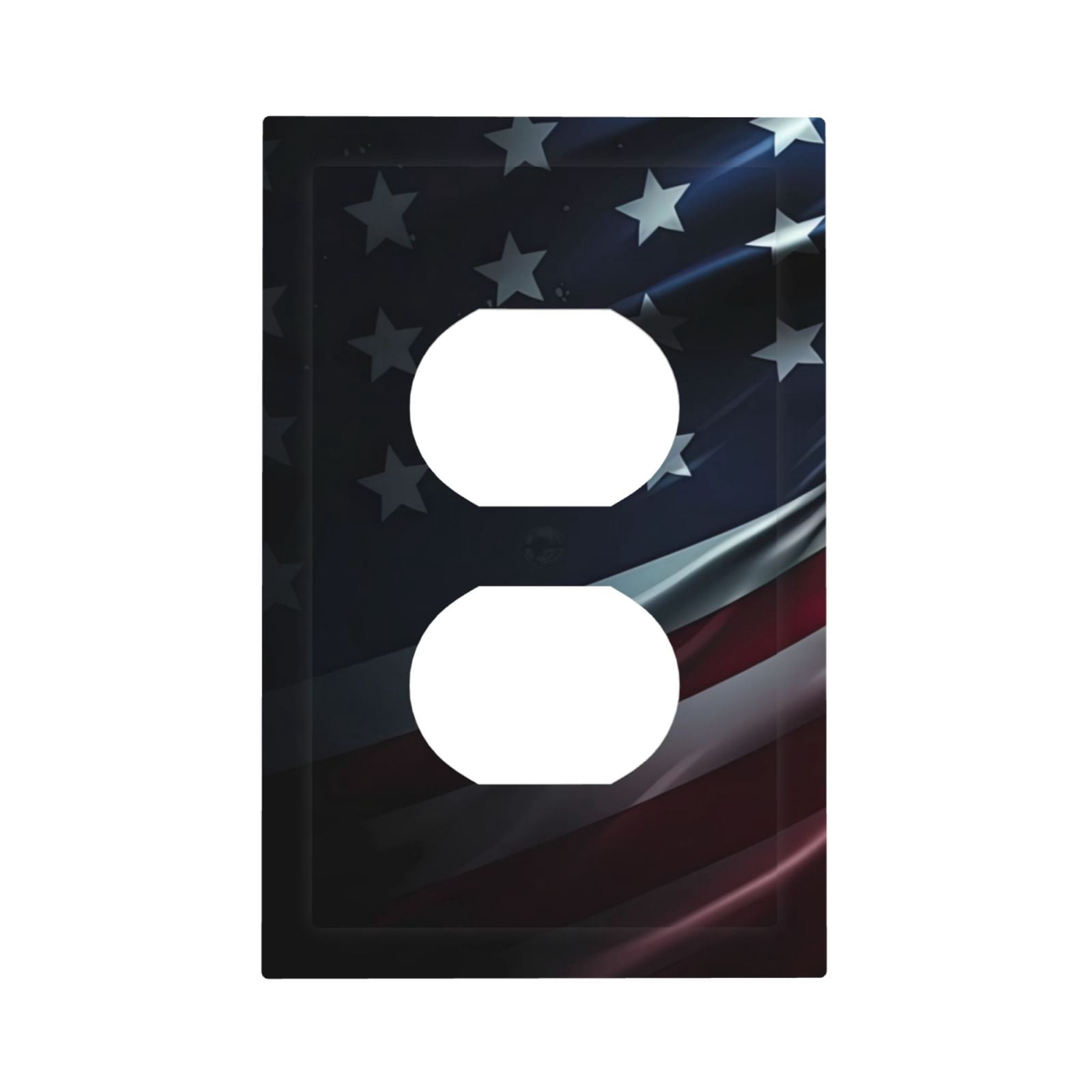 Zufioo American Flag Waving Print Print Switch Wall Plate, Dustproof ...