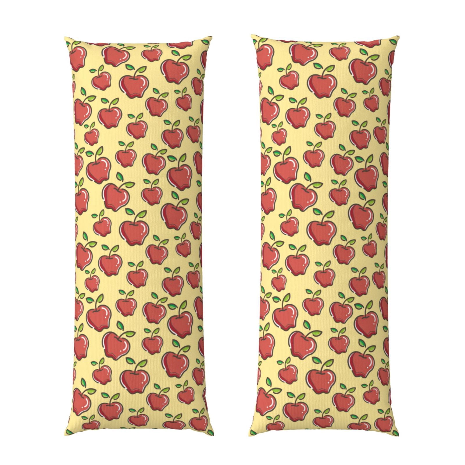 Zufioo Apple Print 20x54 Inch Long Body Pillowcase, without Pillow Core ...