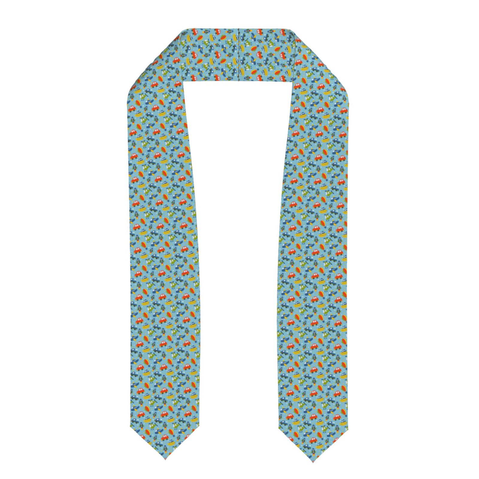 Zufioo Artoon Transport Print Graduation Shawl Ribbon, Graduation ...