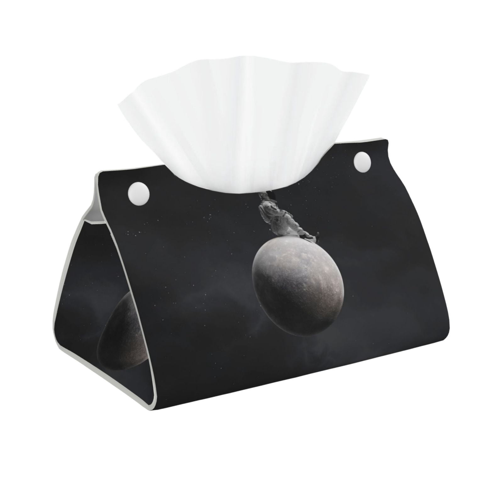Zufioo Astronaut Sitting On Mercury Planet Print Long Leather Tissue ...