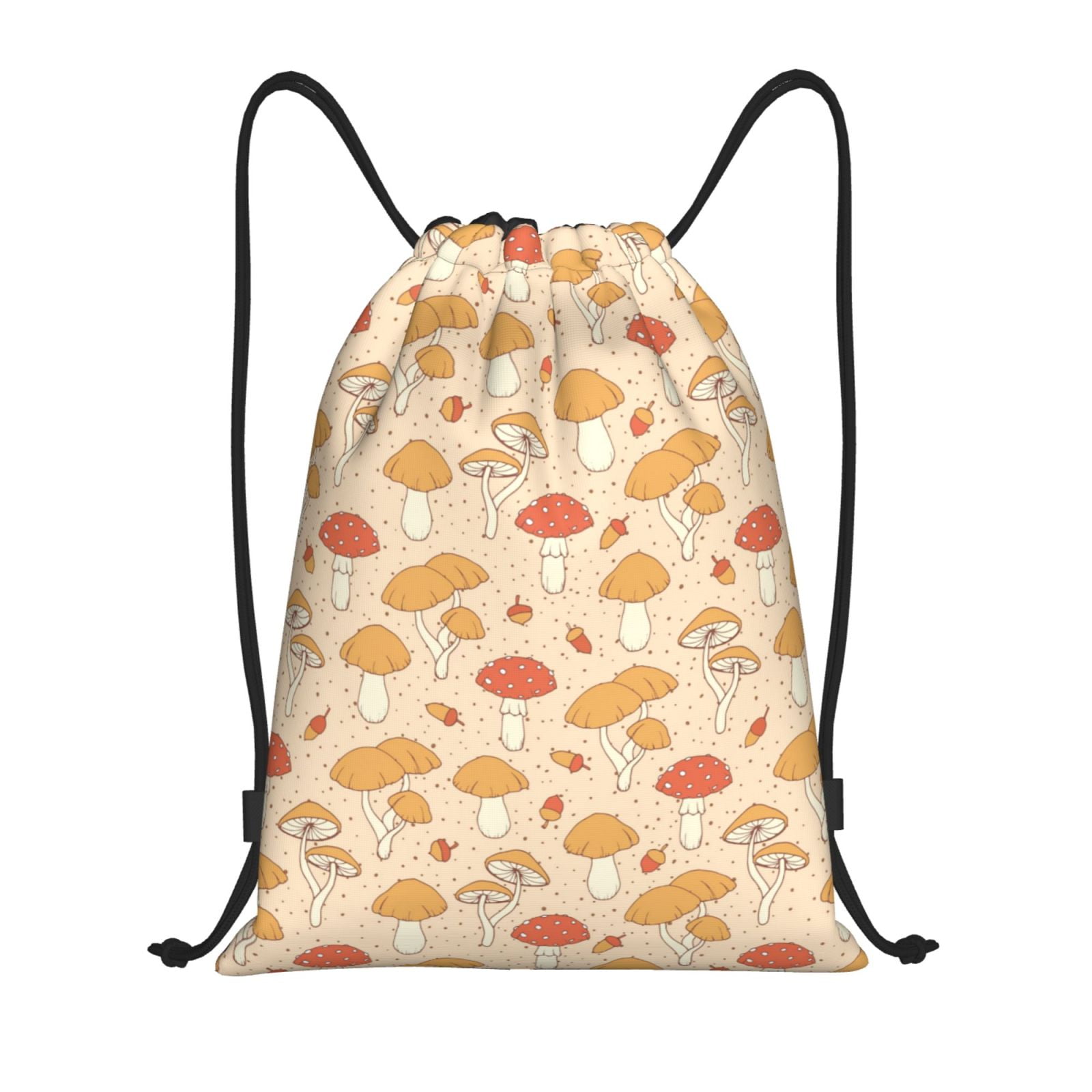 Zufioo Autumn Mushrooms Sports Cinch Sack Gym String Bags Machine ...