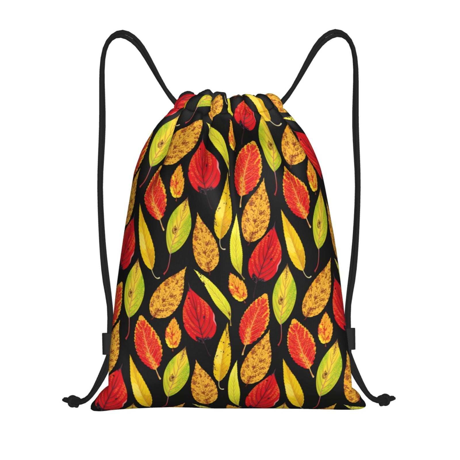 Zufioo Autumn With Leaves Sports Cinch Sack Gym String Bags Machine ...