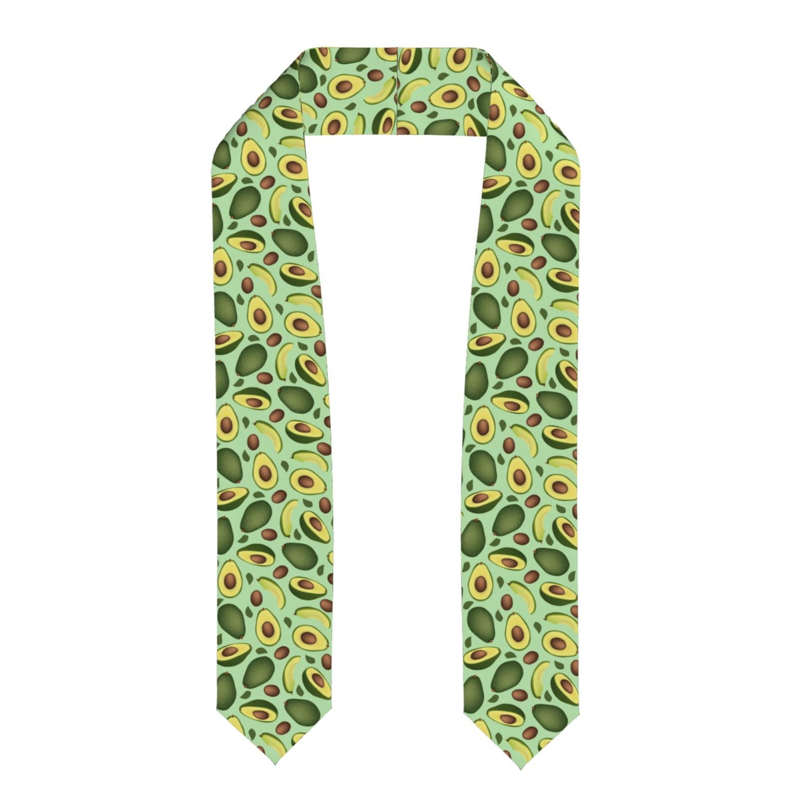 Zufioo Avocado With Seeds Print Graduation Shawl Ribbon, Graduation ...