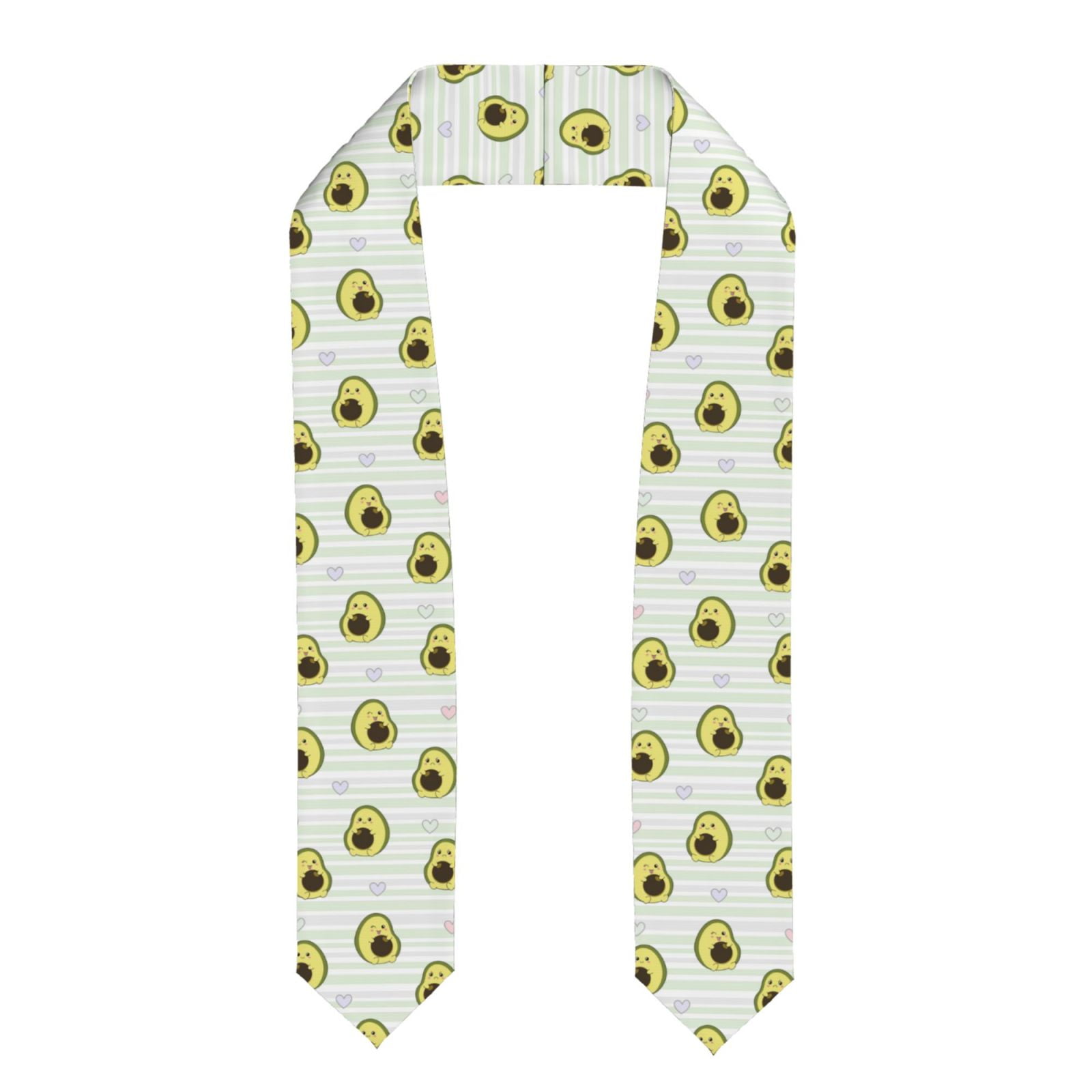 Zufioo Avocado of a Hear Print Graduation Shawl Ribbon, Graduation ...