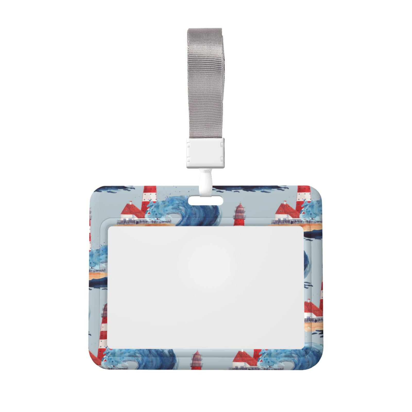 Zufioo Beacon In The Huge Waves Of The Surf Print Work Badge Protective ...