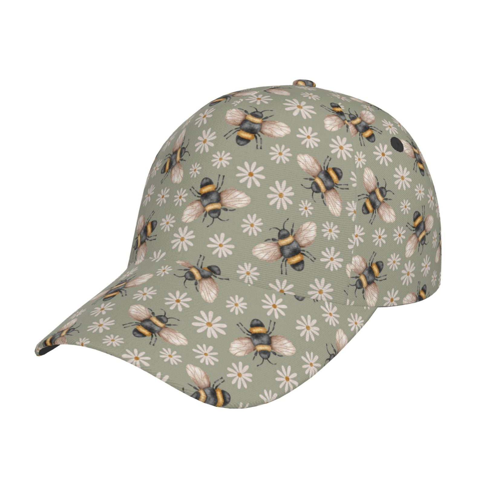 Zufioo Bees And Chamomile Baseball Cap Hats for Men and Women Golf Dad ...