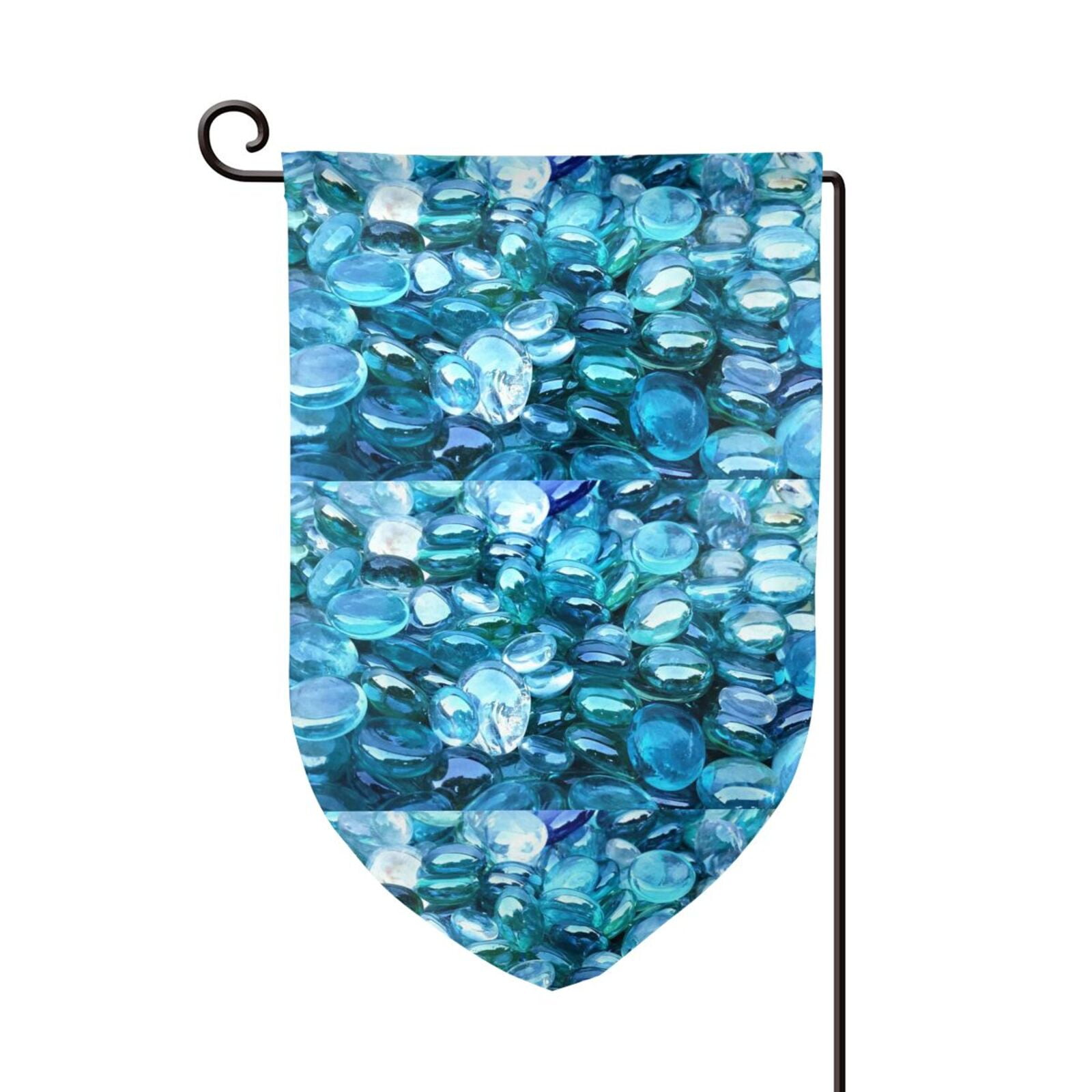 Zufioo Blue Kyanite Print Garden Decoration Flags, Sun-resistant and ...