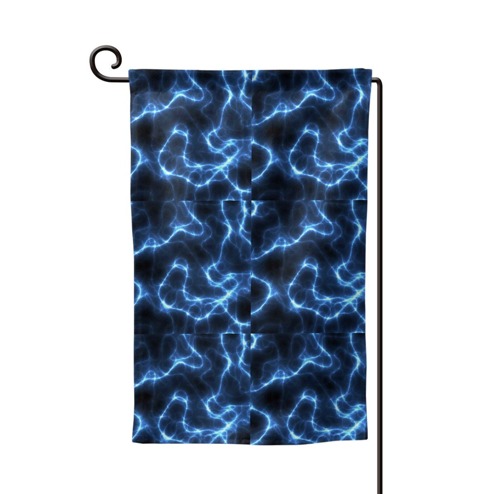 Zufioo Blue Lightning Print Garden Decoration Flags, Sun-resistant and ...