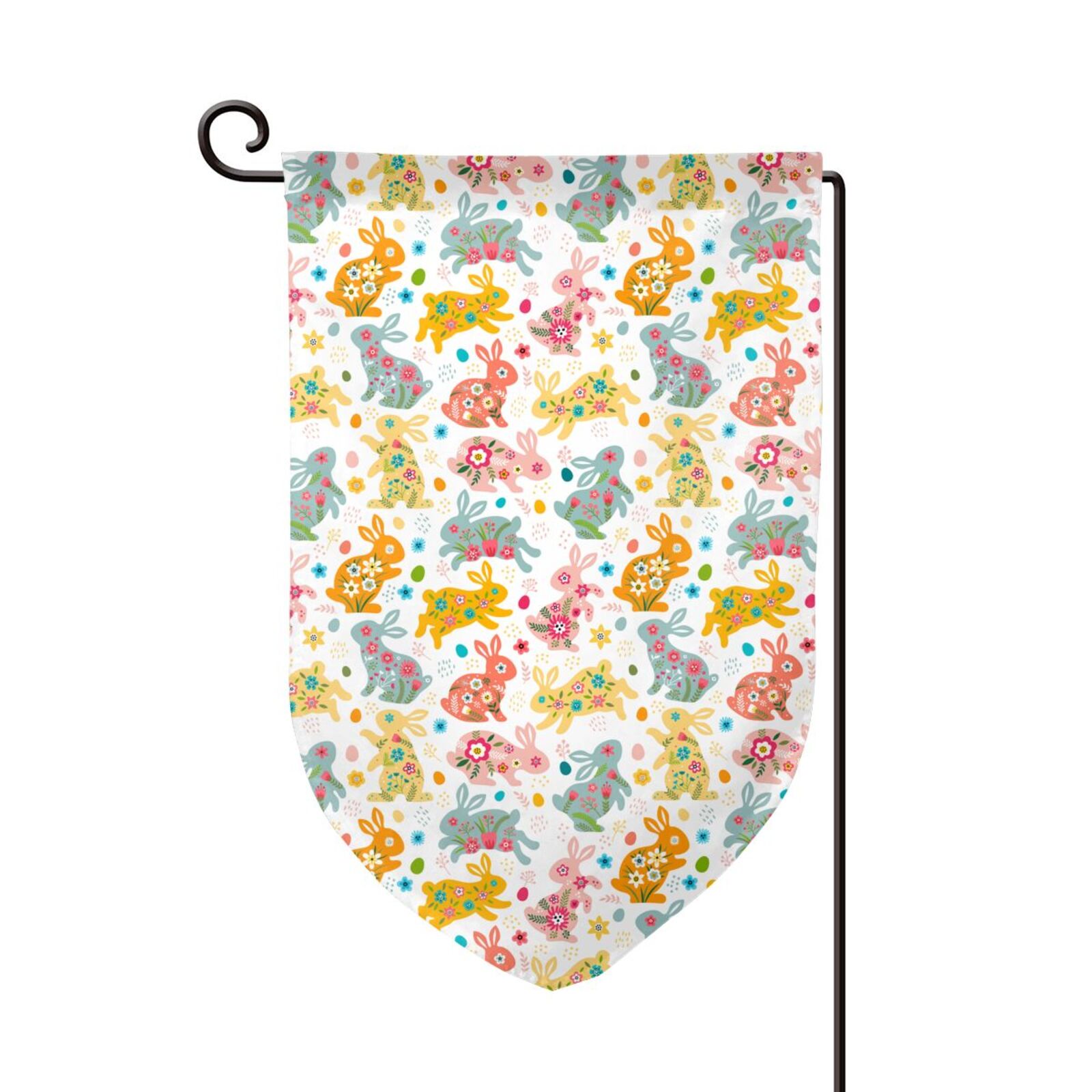 Zufioo Boho Bunny Print Garden Decoration Flags, Sun-resistant and ...