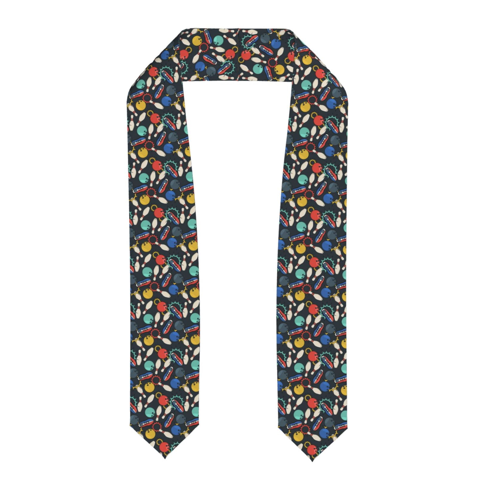 Zufioo Bowling Ball Print Graduation Shawl Ribbon, Graduation Ribbon ...