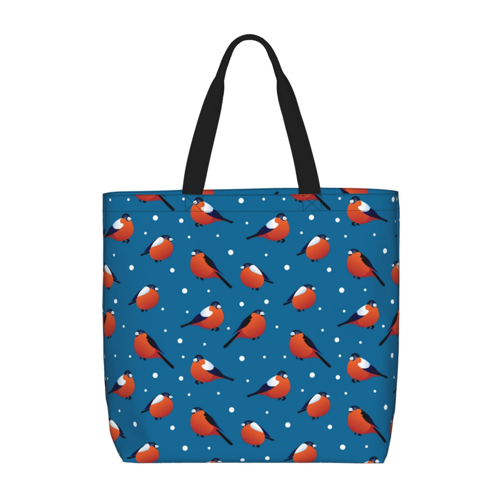 Zufioo Bullfinches Print Large Capacity Single Shoulder Convenient Bag ...